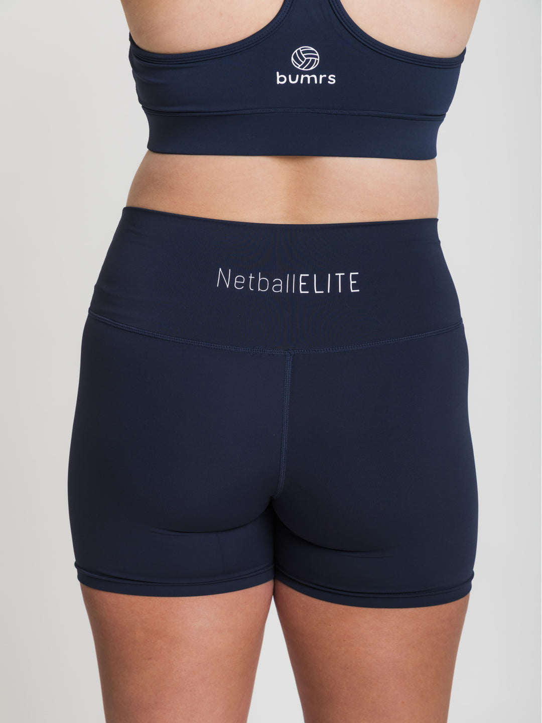 Youth Netball Shorts and Crop Set - Navy – Bumrs